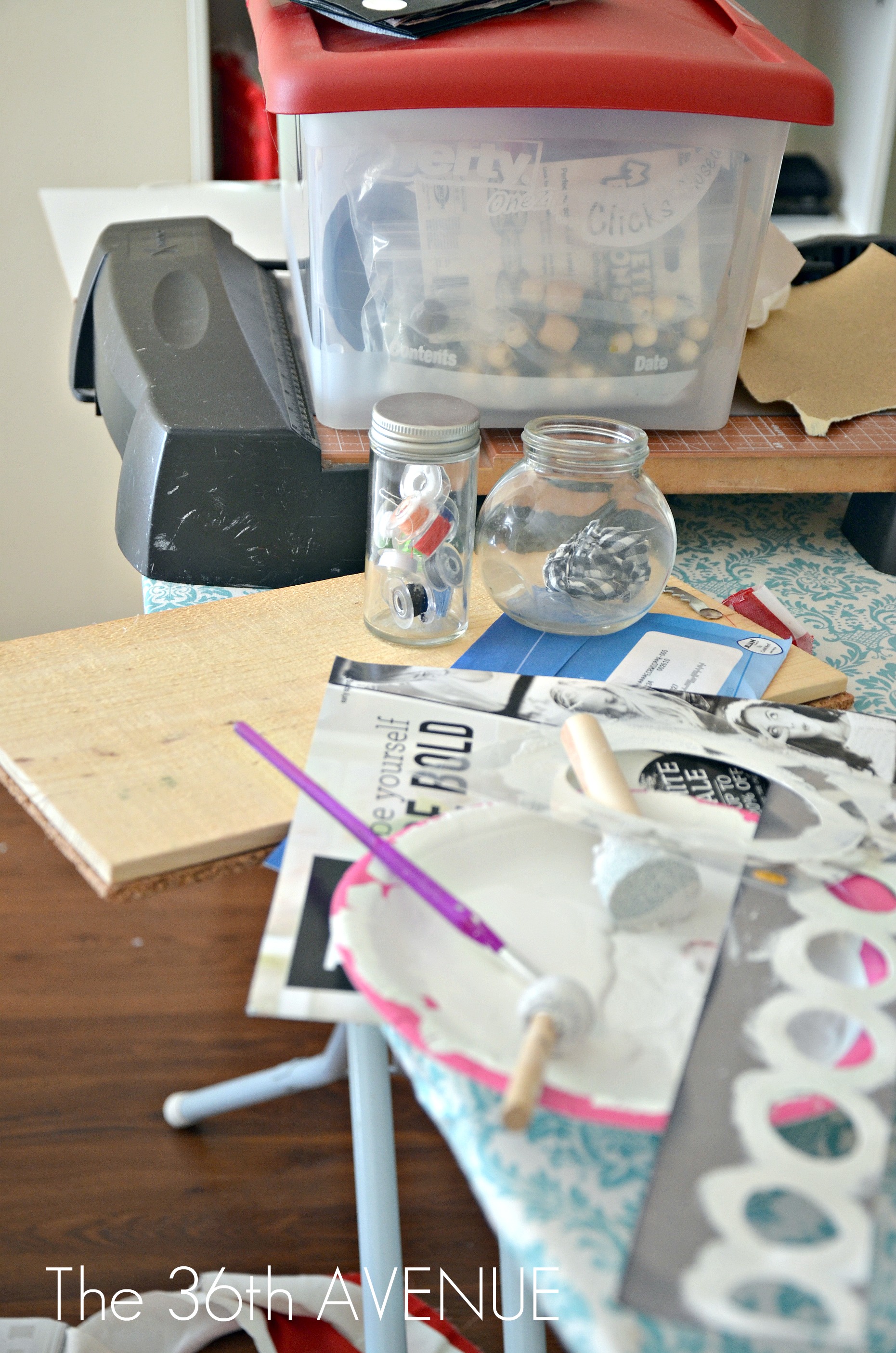 My Craft Room: What a Mess! | The 36th AVENUE