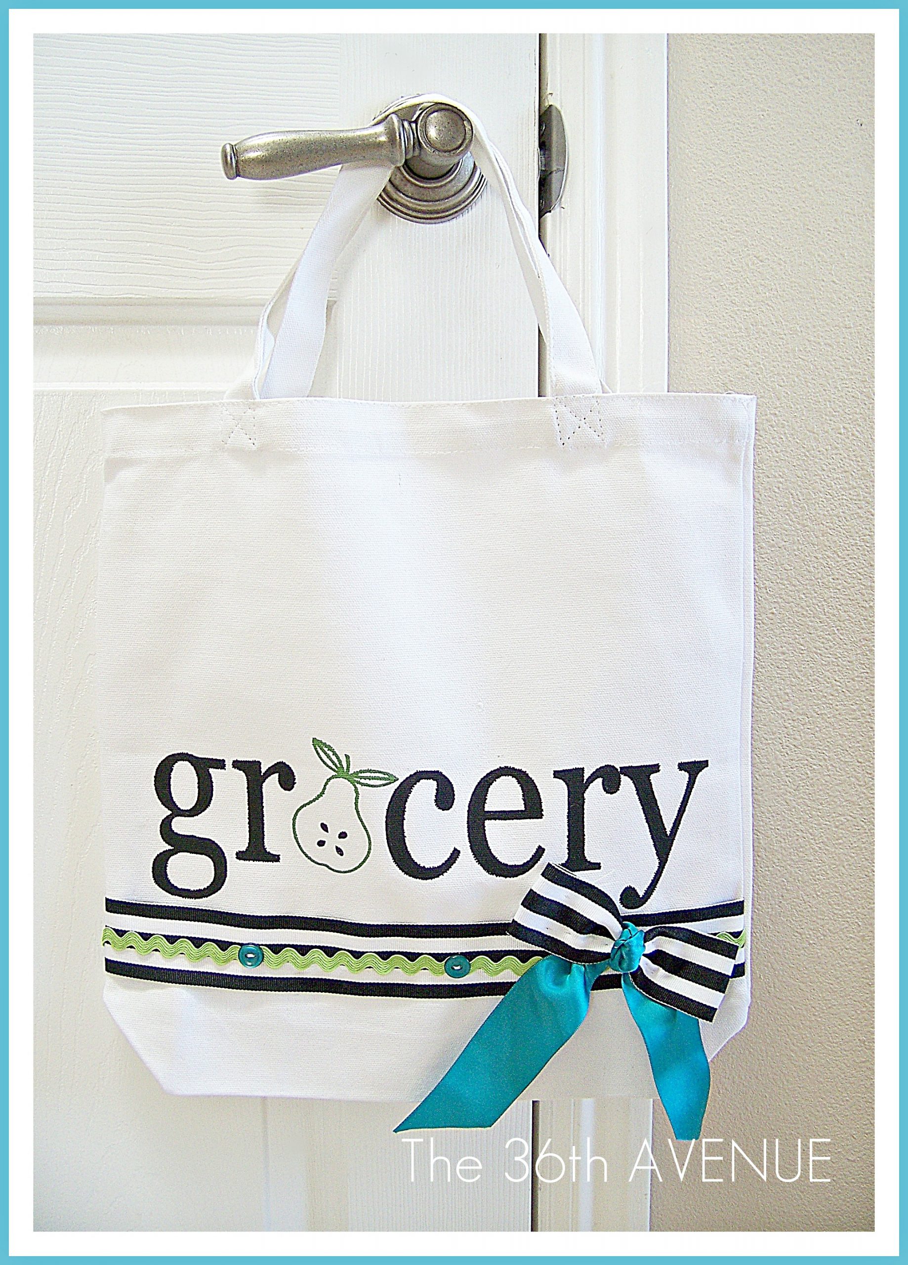 Stenciled Tote Tutorial | The 36th AVENUE