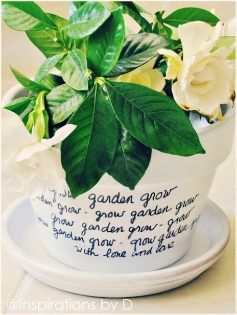 DIY Message Flower Pots | The 36th AVENUE