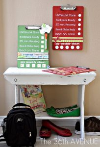 Back to School Chart Printable | The 36th AVENUE