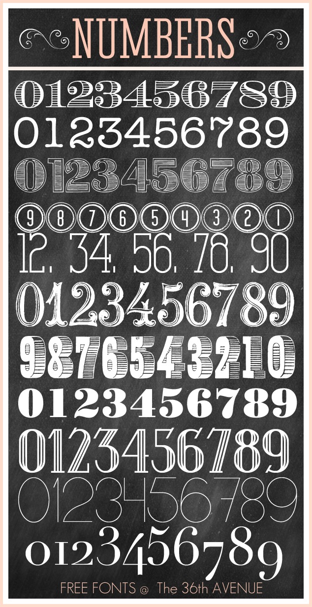 Free Fonts And Printable Combinations The 36th AVENUE Free Fonts And Printable Combinations The 36th AVENUE