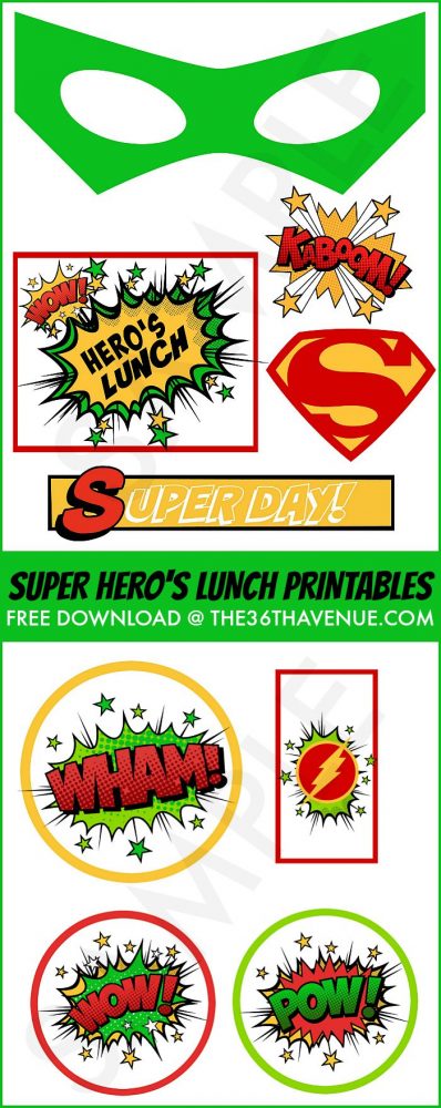 School Lunch Idea with Printables | The 36th AVENUE