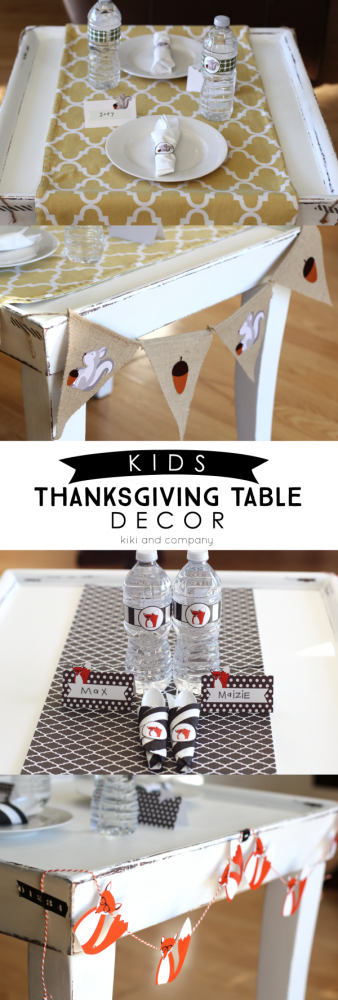 Thanksgiving Kid Table Decor Printables | The 36th AVENUE